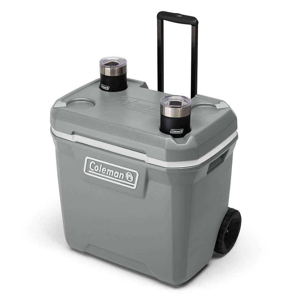 Coleman | Caixa Térmica com Rodas 61,5L Silver Ash Coleman - Coleman