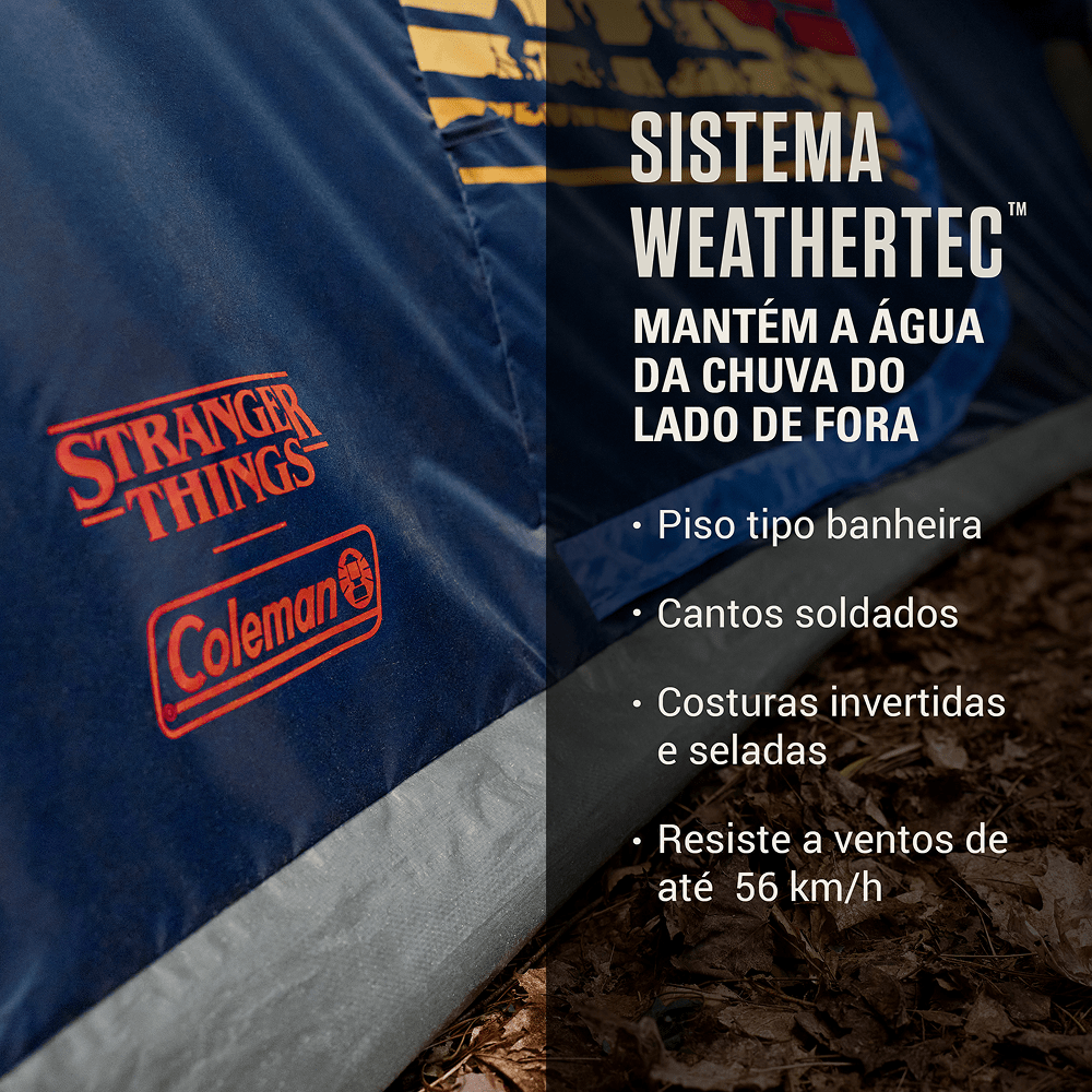 Barraca Sundome Coleman Stranger Things™ 4 Pessoas - Coleman
